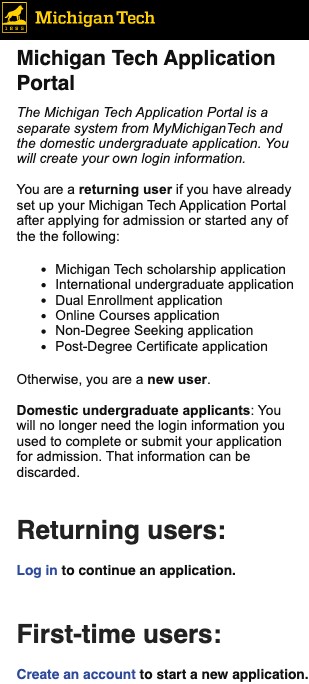 Michigan Technological University (MTU) Admission 2023: Application ...