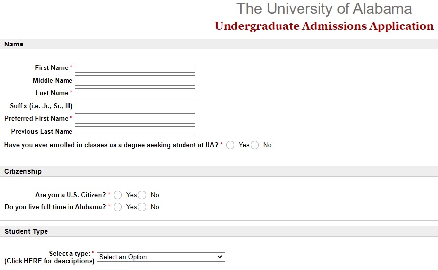 University of Alabama Admission 2024: Application Fees, Deadlines ...