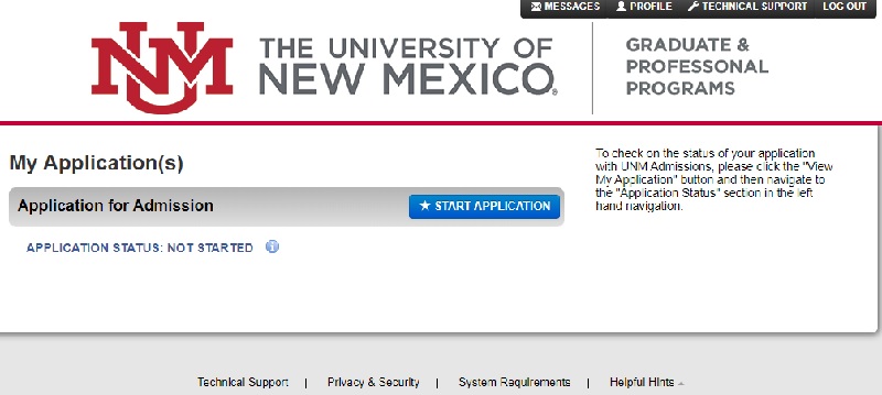 The University of New Mexico Admission 2023: Application Fees ...